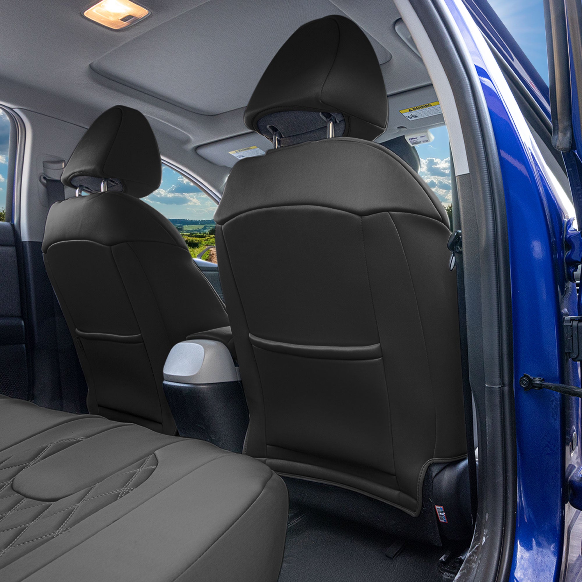 Custom Fit Seat Covers for Hyundai Elantra 2021 - 2024 - Full Set Seat ...